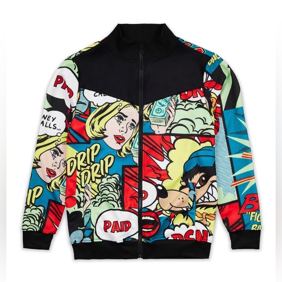 Reason | Jackets & Coats | Reason Comic Strip Jacket | Poshmark